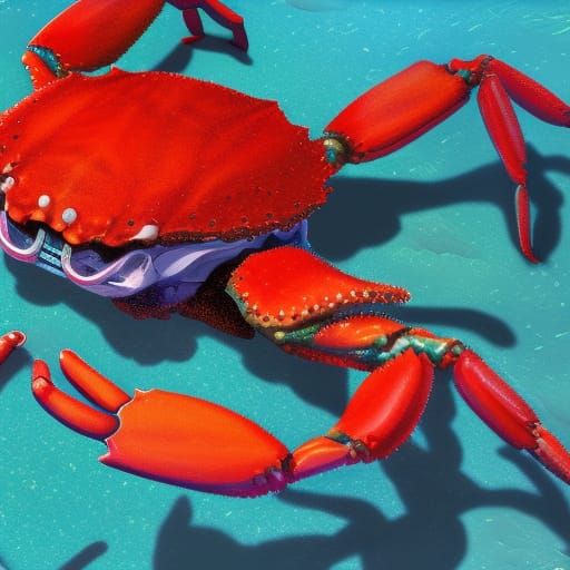 Crab - AI Generated Artwork - NightCafe Creator