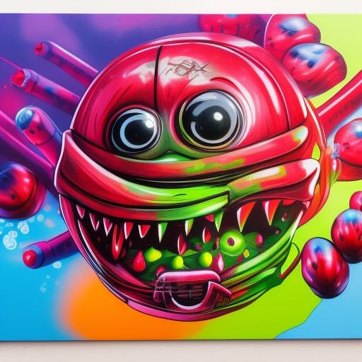 Intricate derivative of an alien strawberry - AI Generated Artwork ...