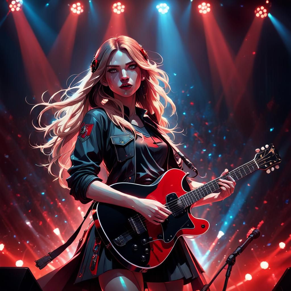 rockstar ! - AI Generated Artwork - NightCafe Creator