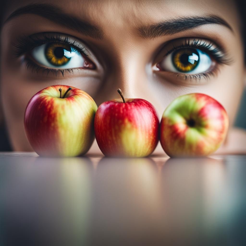 Apple Of My Eye 5 - AI Generated Artwork - NightCafe Creator