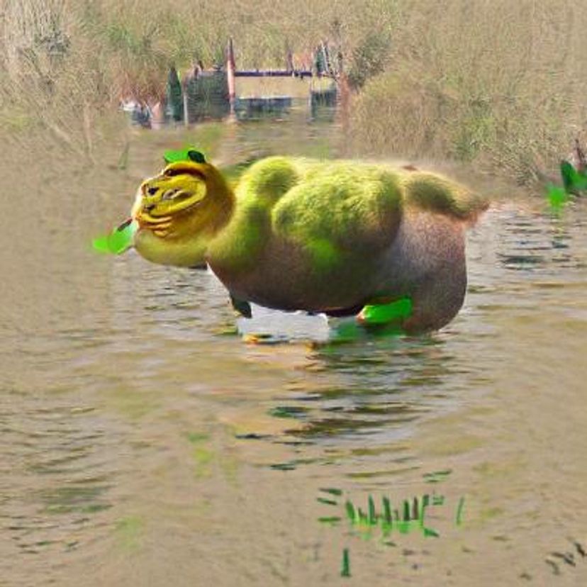 duck shrek - AI Generated Artwork - NightCafe Creator