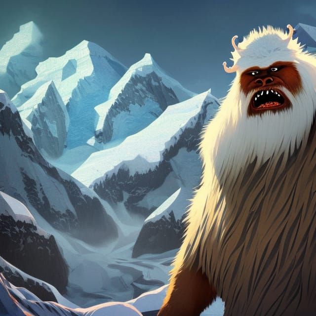 Yeti Portrait - AI Generated Artwork - NightCafe Creator
