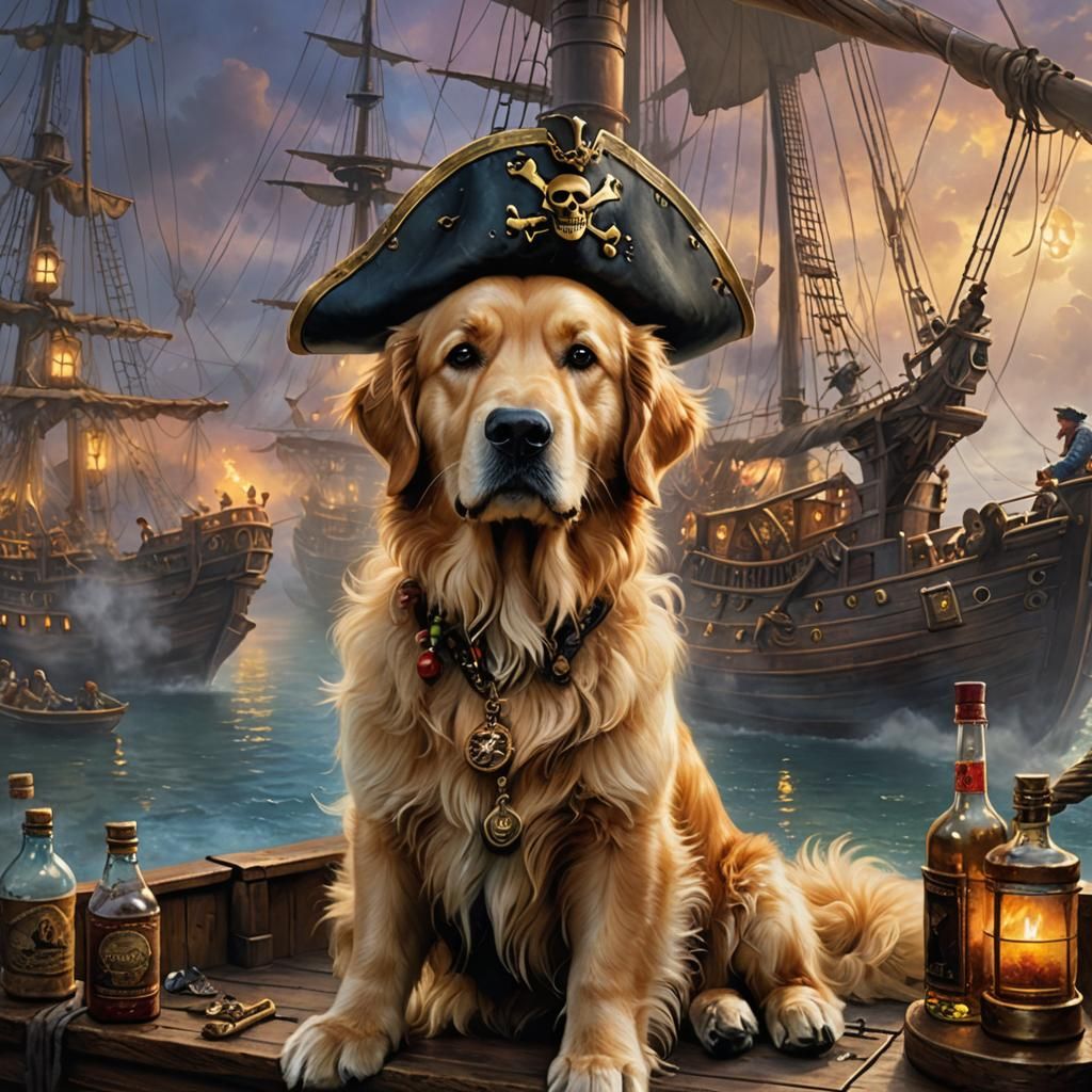 Captain Gold - AI Generated Artwork - NightCafe Creator