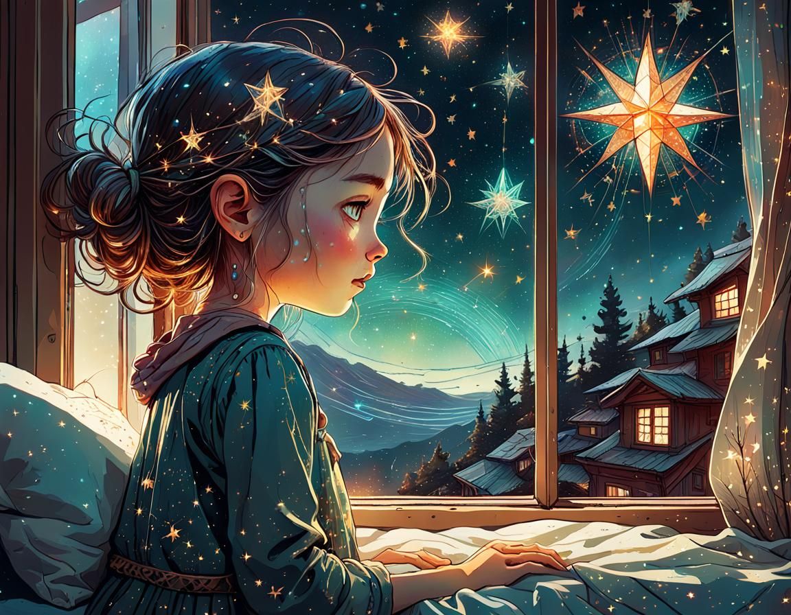 Starry night - AI Generated Artwork - NightCafe Creator