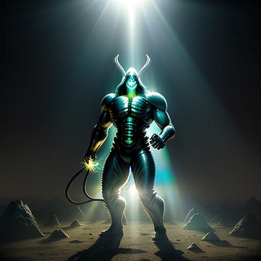 Liminal Realm of Sunshine and Shadow - AI Art