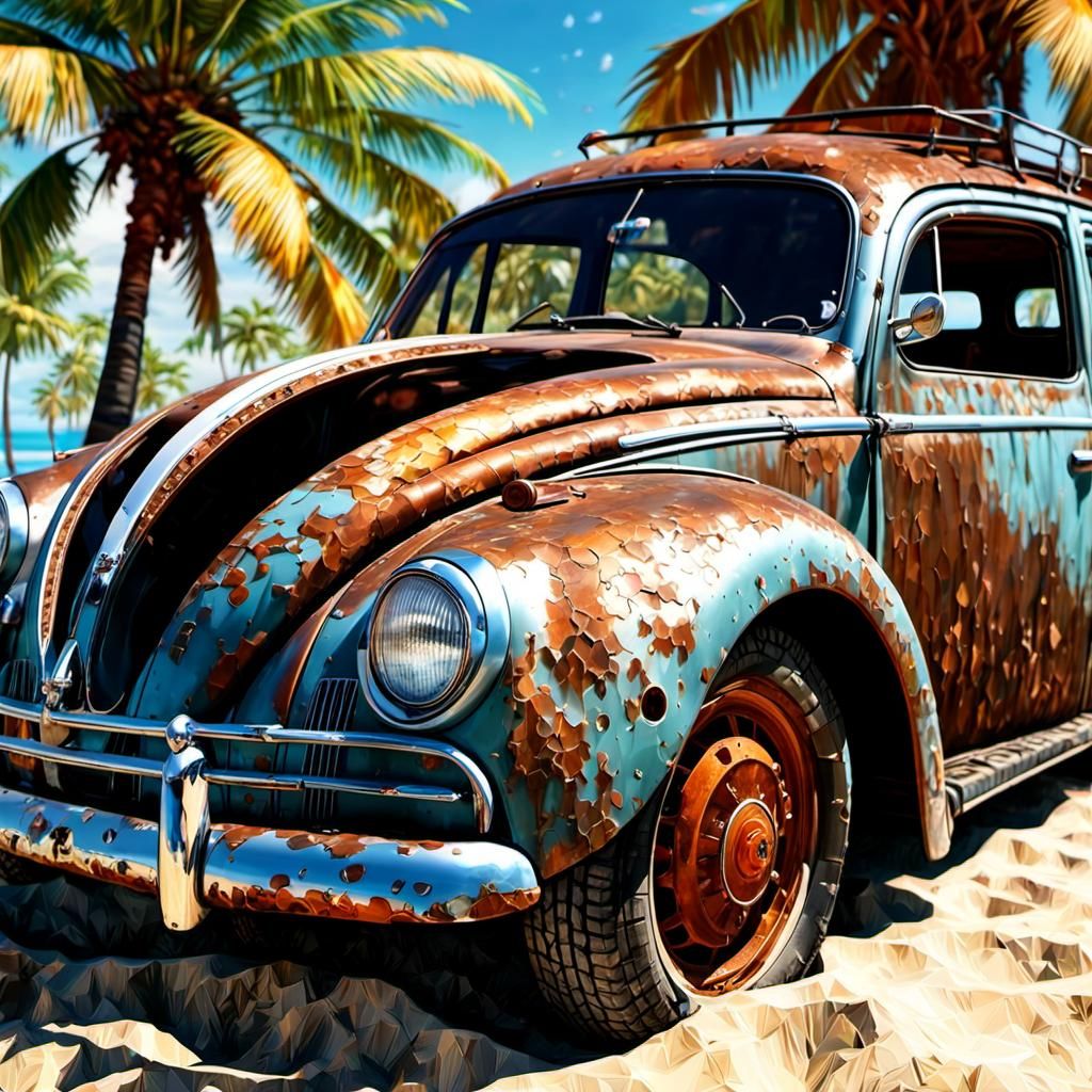 Rust and Sand - AI Generated Artwork - NightCafe Creator