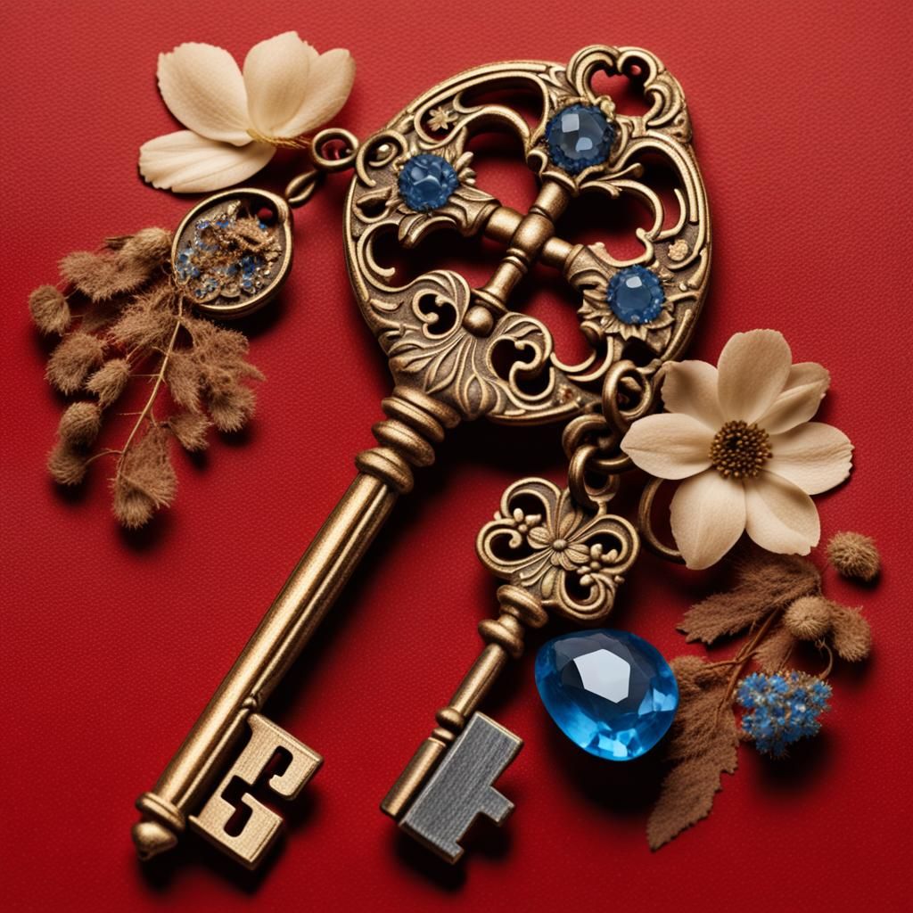 The keys to the treasure chest. - AI Generated Artwork - NightCafe Creator