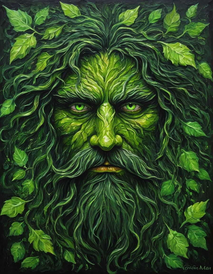 The Green Man - AI Generated Artwork - NightCafe Creator