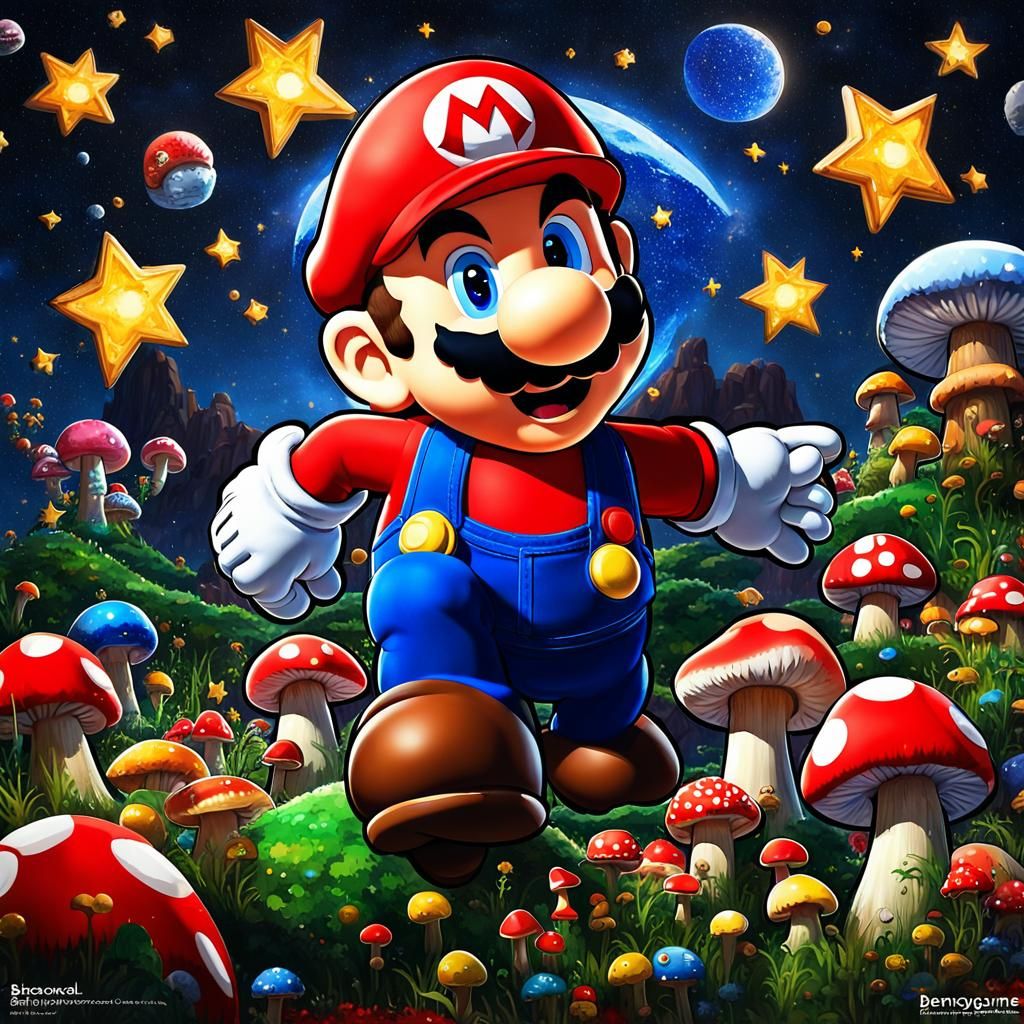 Mario in the Sega game,pixar, Chibi's masterpiece, Mushroom world ...