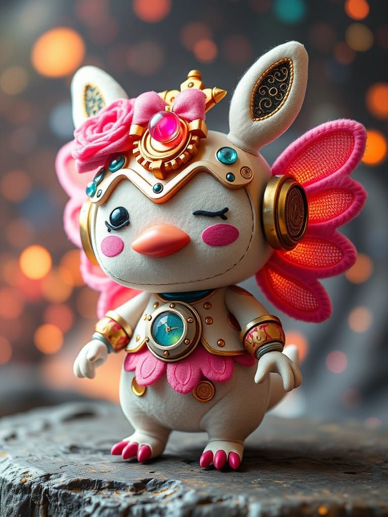 Sanxingdui Kawaii Fairy Borg Munny Duck River