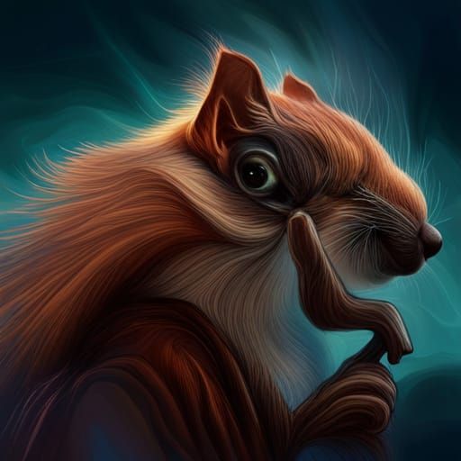 Mutant Squirrel - AI Generated Artwork - NightCafe Creator