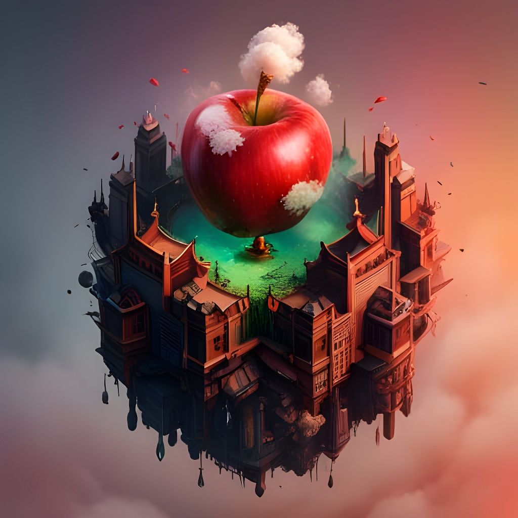 In the clouds - AI Generated Artwork - NightCafe Creator