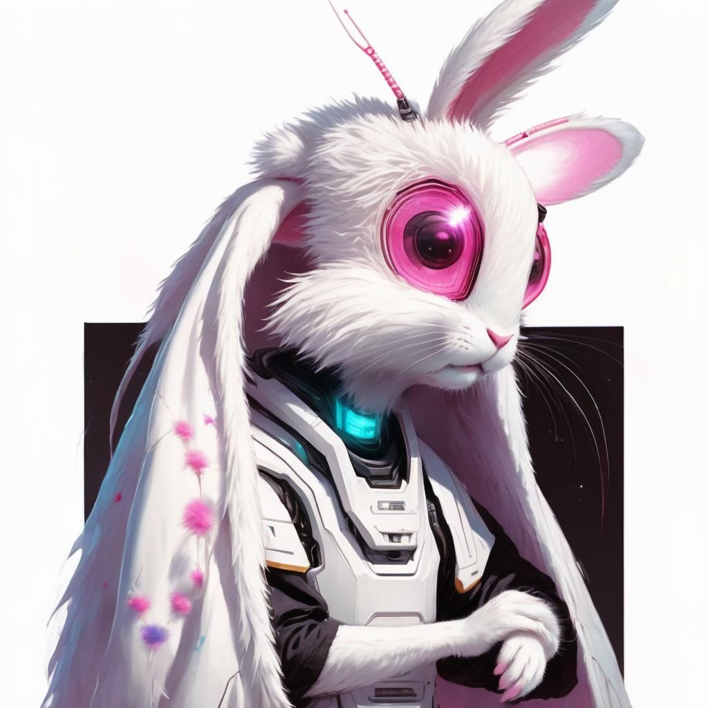 Alien Bun-Bun - AI Generated Artwork - NightCafe Creator