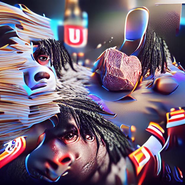 Chief Keef 8k resolution 8K 3D Behance HD Unreal Engine #film - AI ...