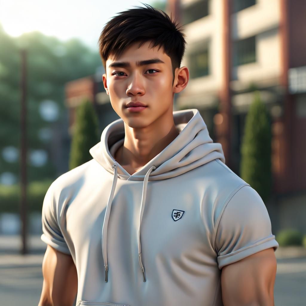 Asian boy , - AI Generated Artwork - NightCafe Creator