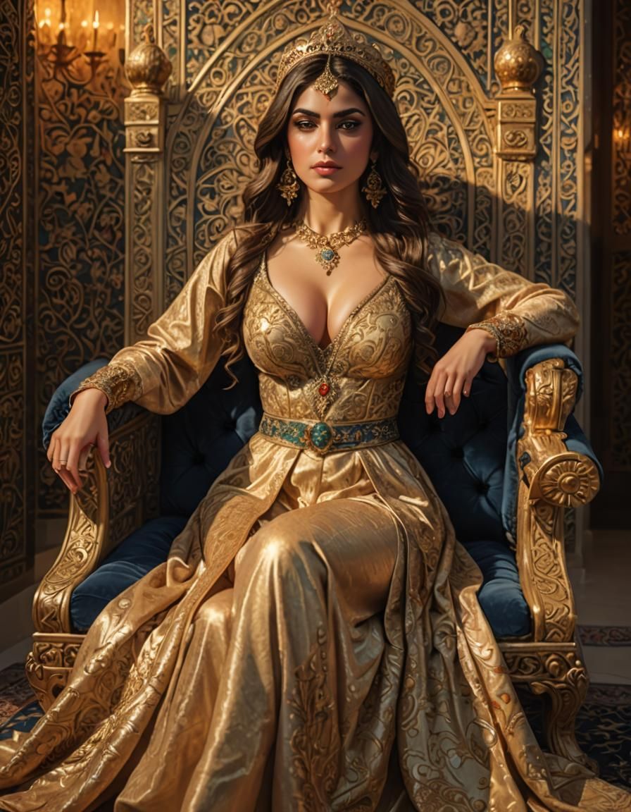 Persian Queen - AI Generated Artwork - NightCafe Creator