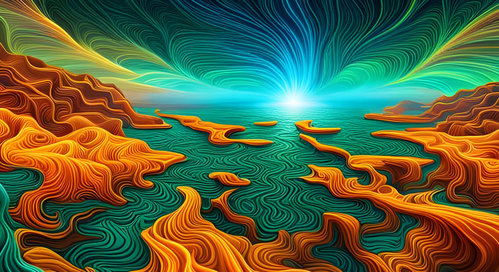 String Landscape - AI Generated Artwork - NightCafe Creator