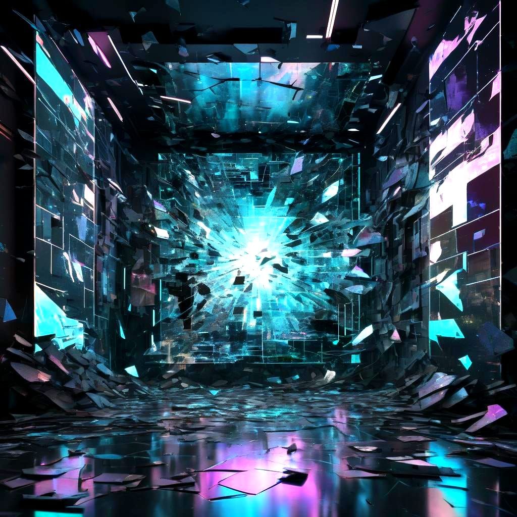 Shattered - AI Generated Artwork - NightCafe Creator