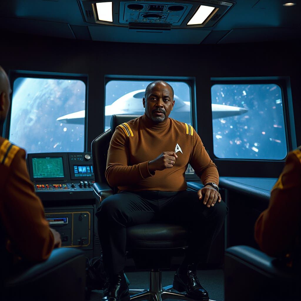 Meeting of Starfleet captains - Epic Starfleet Captains Uni...