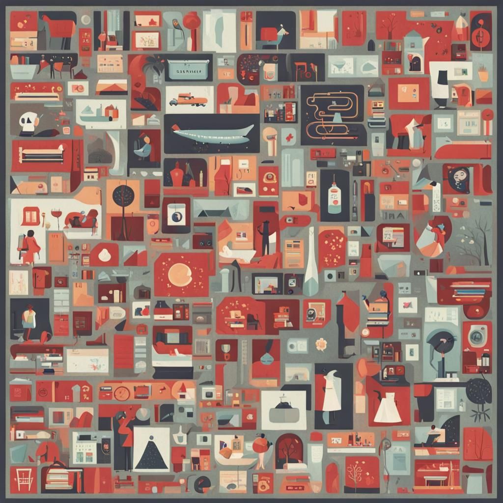 Random pattern - AI Generated Artwork - NightCafe Creator