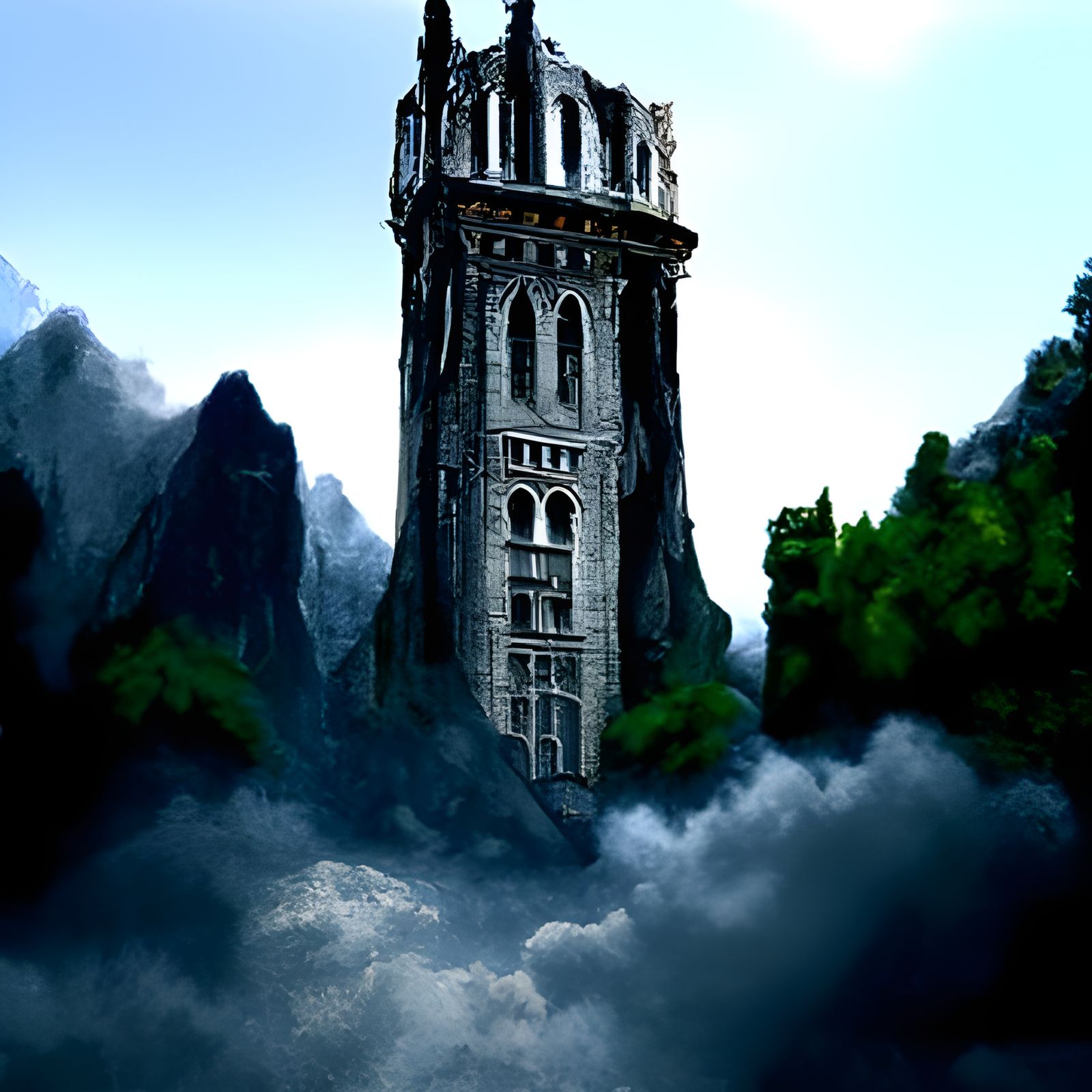 The Ivory Tower - AI Generated Artwork - NightCafe Creator