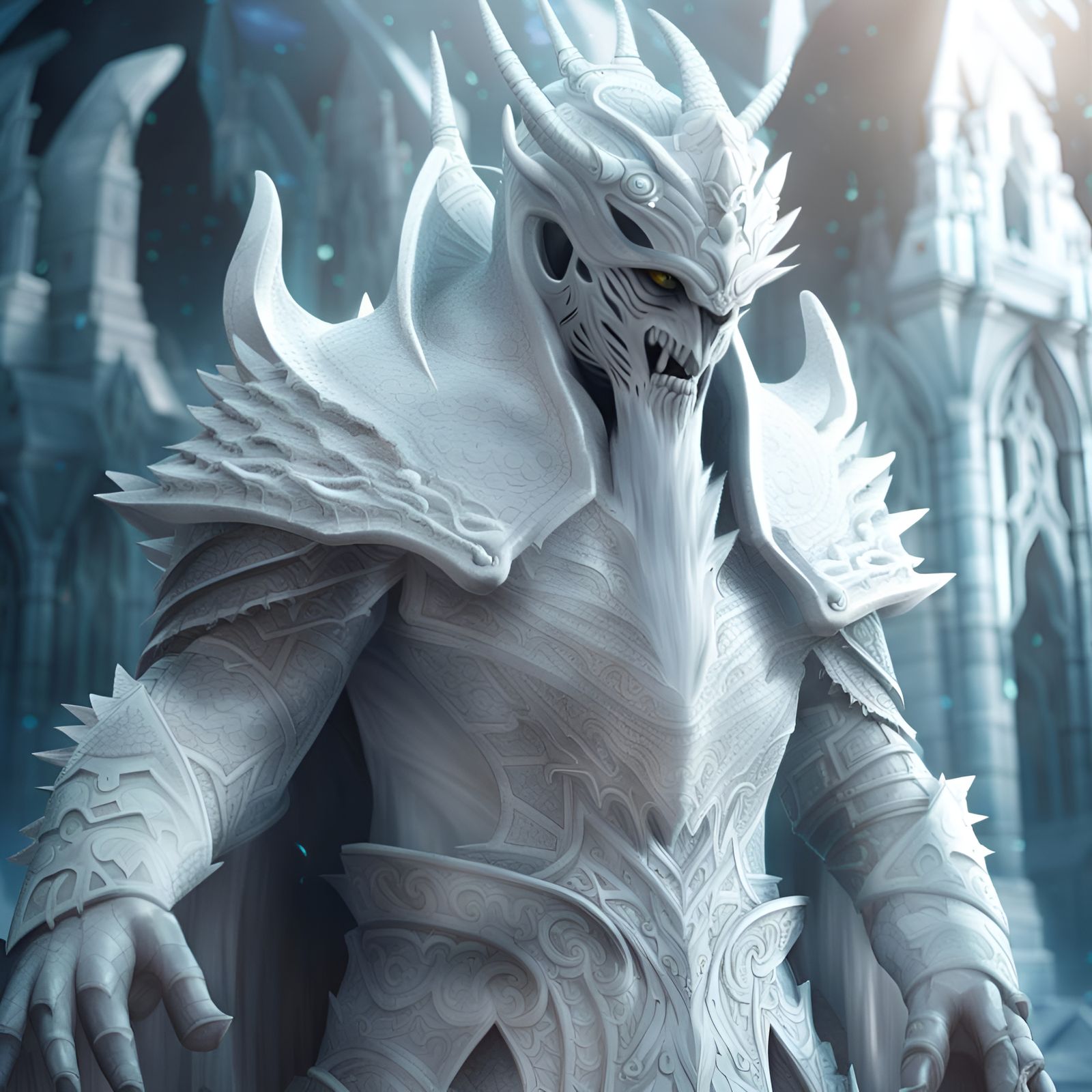 Ice Demon - AI Generated Artwork - NightCafe Creator