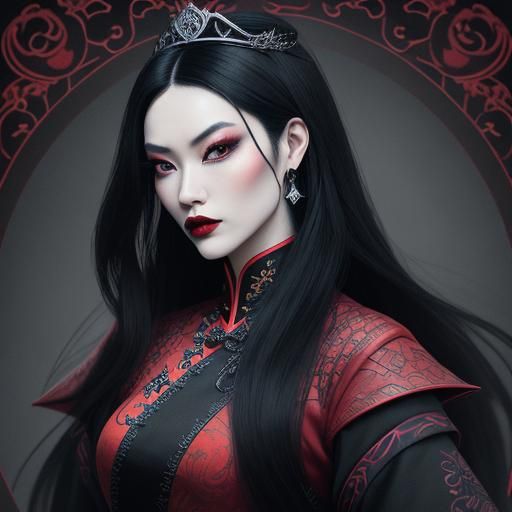 Goth Mulan - AI Generated Artwork - NightCafe Creator