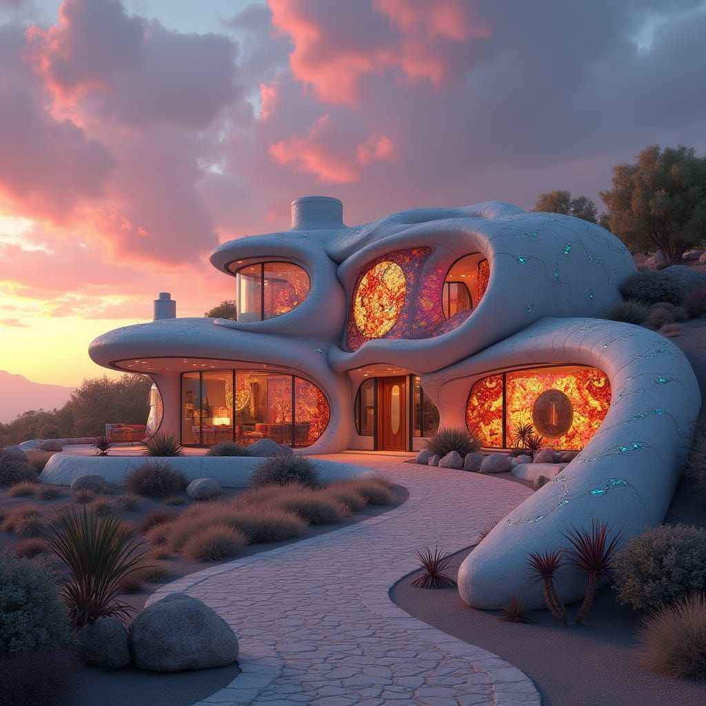 Can I live there? - Whimsical, Futuristic Eco-Ranch in Psych...