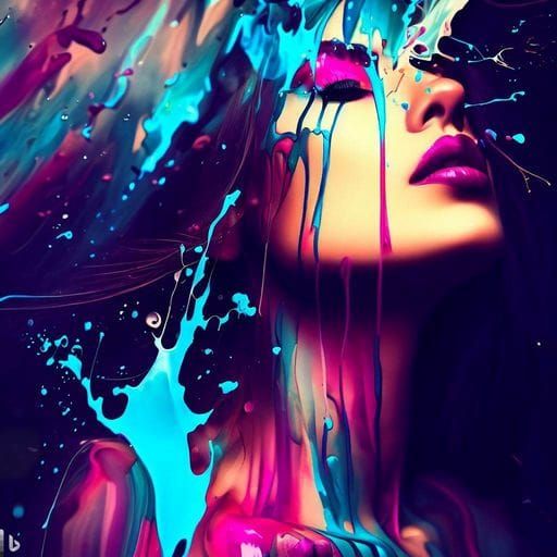 Lucidity Emerging From the Colorstorm - AI Generated Artwork ...