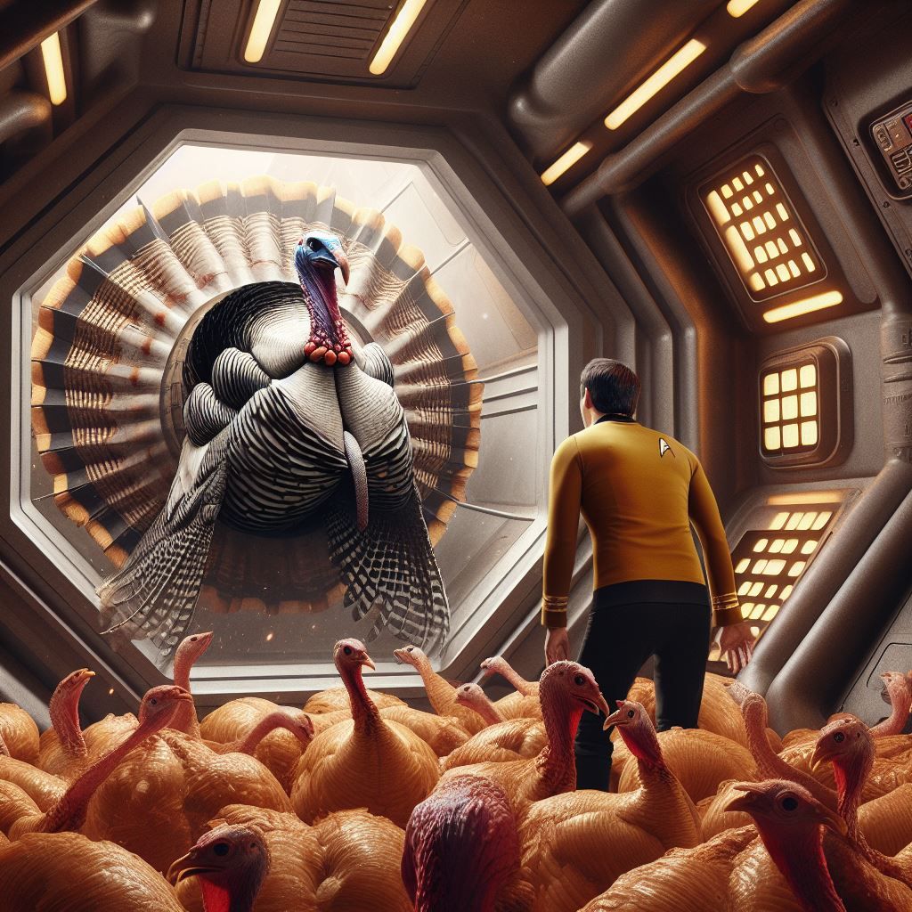 The Trouble with Turkeys - AI Generated Artwork - NightCafe Creator