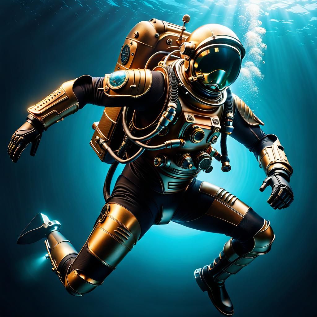Scuba Tech - AI Generated Artwork - NightCafe Creator