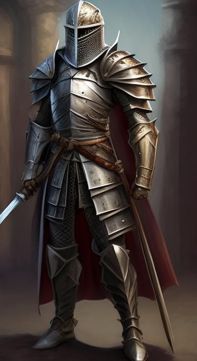Human Knight D&D 5e Handsom & Strong - AI Generated Artwork - NightCafe ...