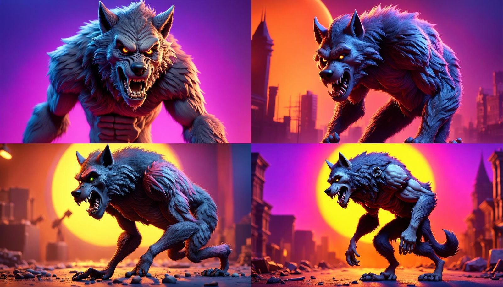 Werewolf The Apocalypse - AI Generated Artwork - NightCafe Creator