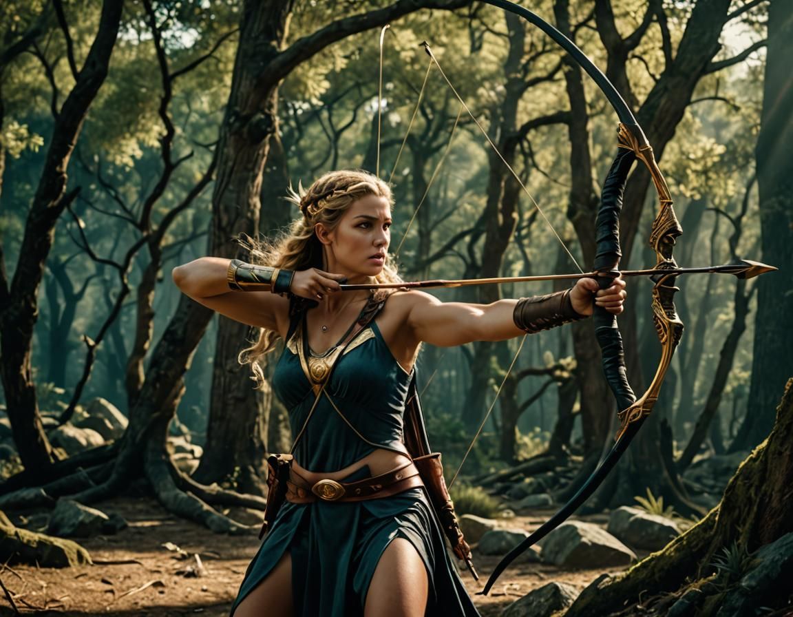 Artemis Hunting - AI Generated Artwork - NightCafe Creator