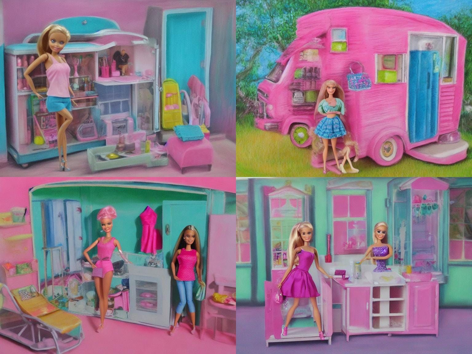 bootleg Barbie's 80s/90s nightmare - AI Generated Artwork - NightCafe ...