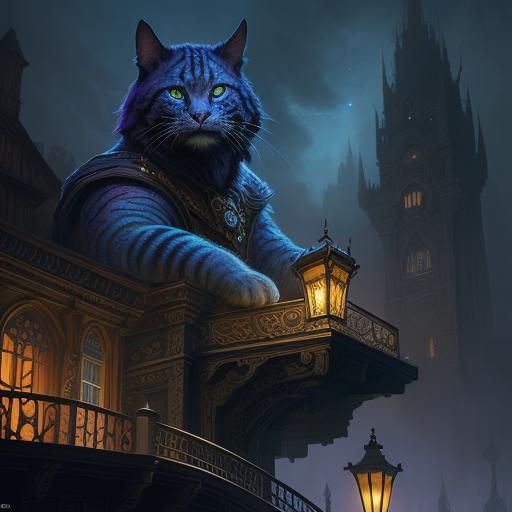 Cat guardian - AI Generated Artwork - NightCafe Creator