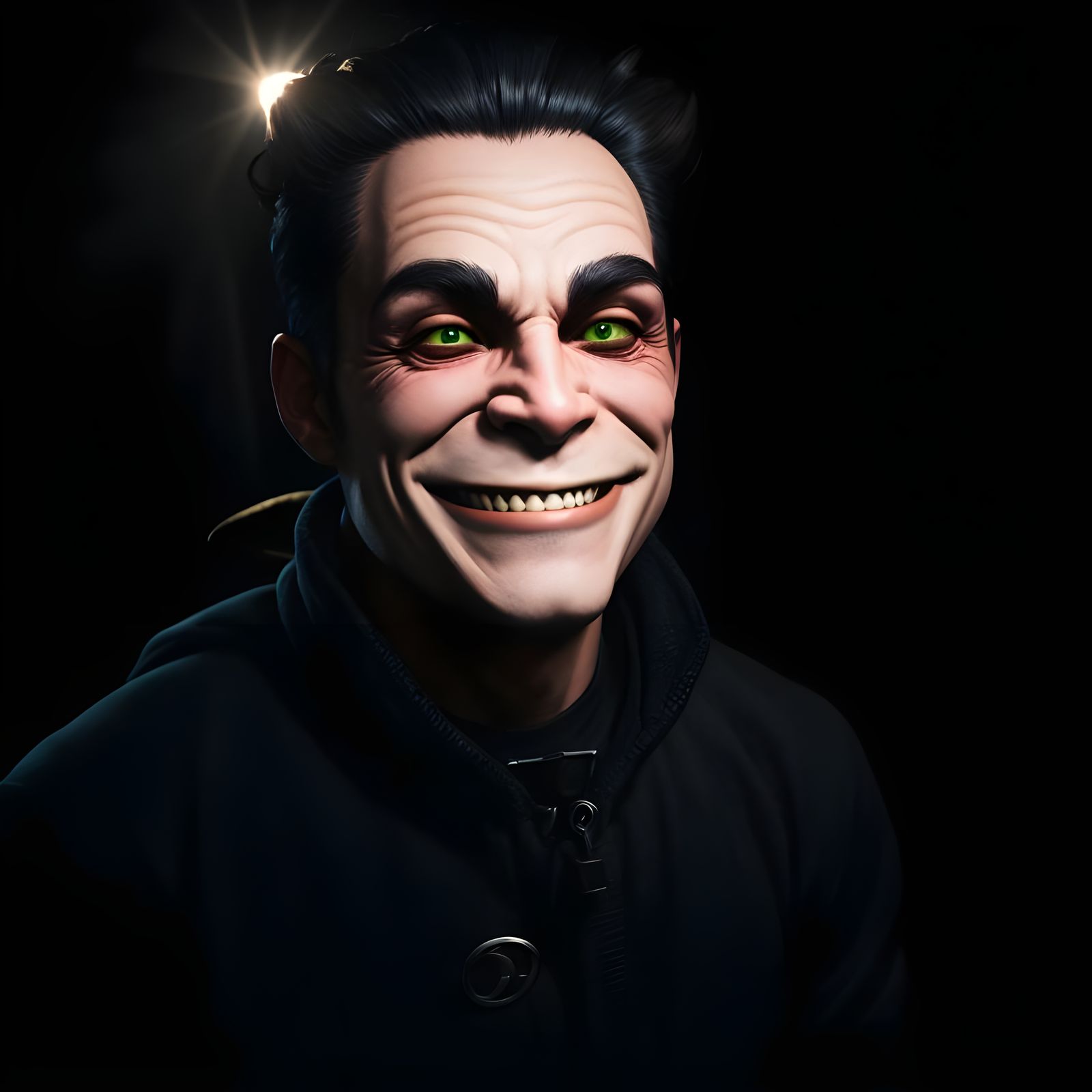 a grinning, beastly fool at night - AI Generated Artwork - NightCafe ...