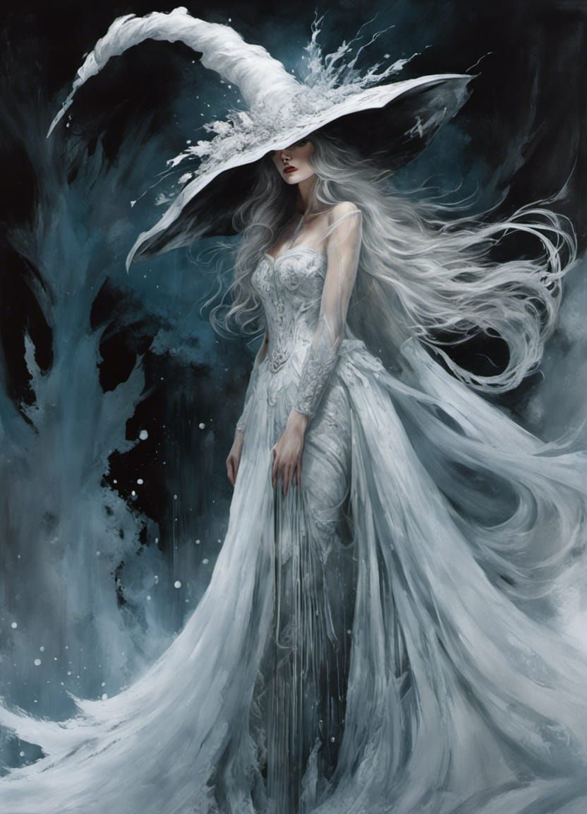 Lxfort200: Sinister Ice Witch - AI Generated Artwork - NightCafe Creator