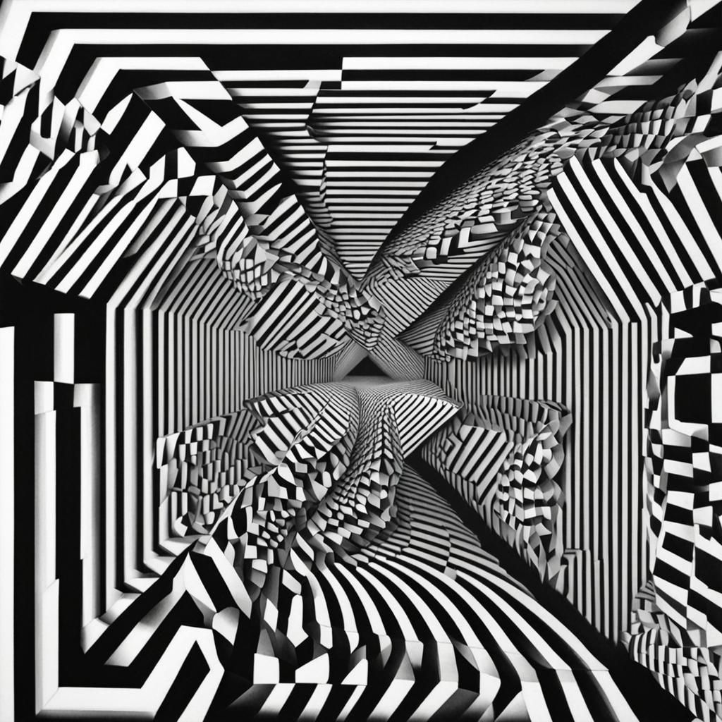 a cool optical illusion - AI Generated Artwork - NightCafe Creator