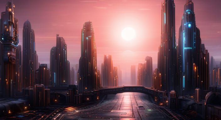 Stellaris City Portal Star Gate intricate details, HDR, beautifully ...