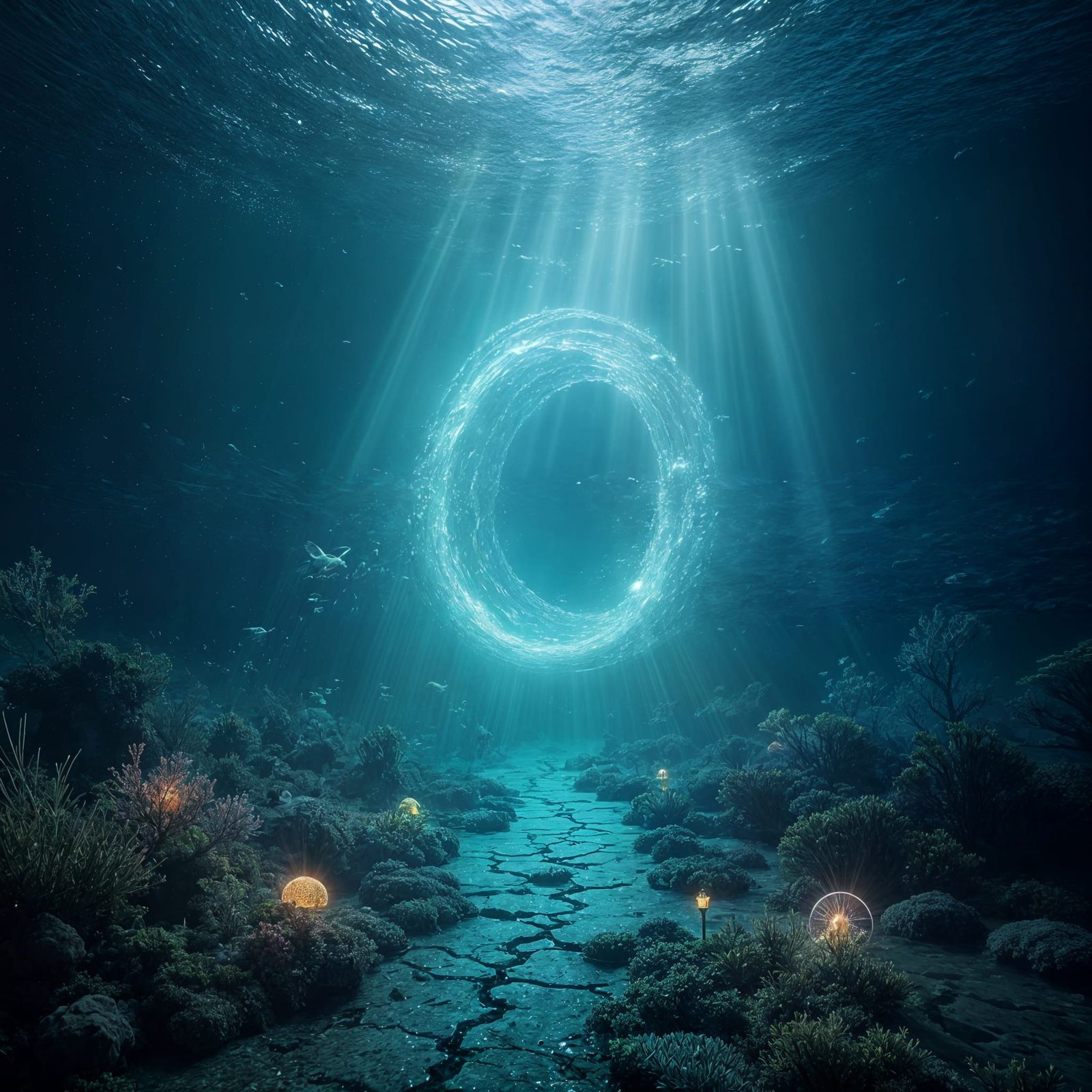 Underwater domain expansion portal