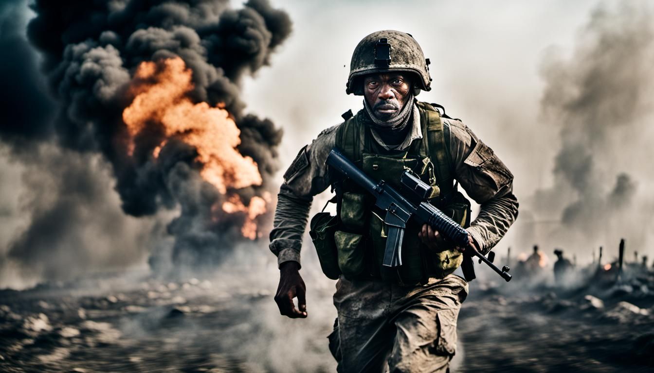 On the battlefield - AI Generated Artwork - NightCafe Creator