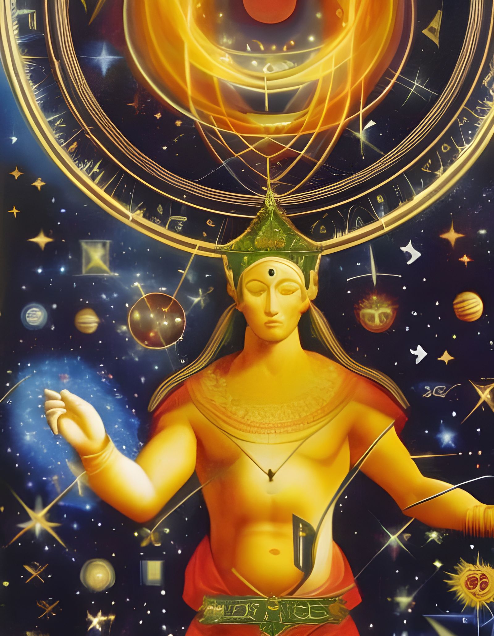 AI divination card: The Magician - AI divination card: The M...