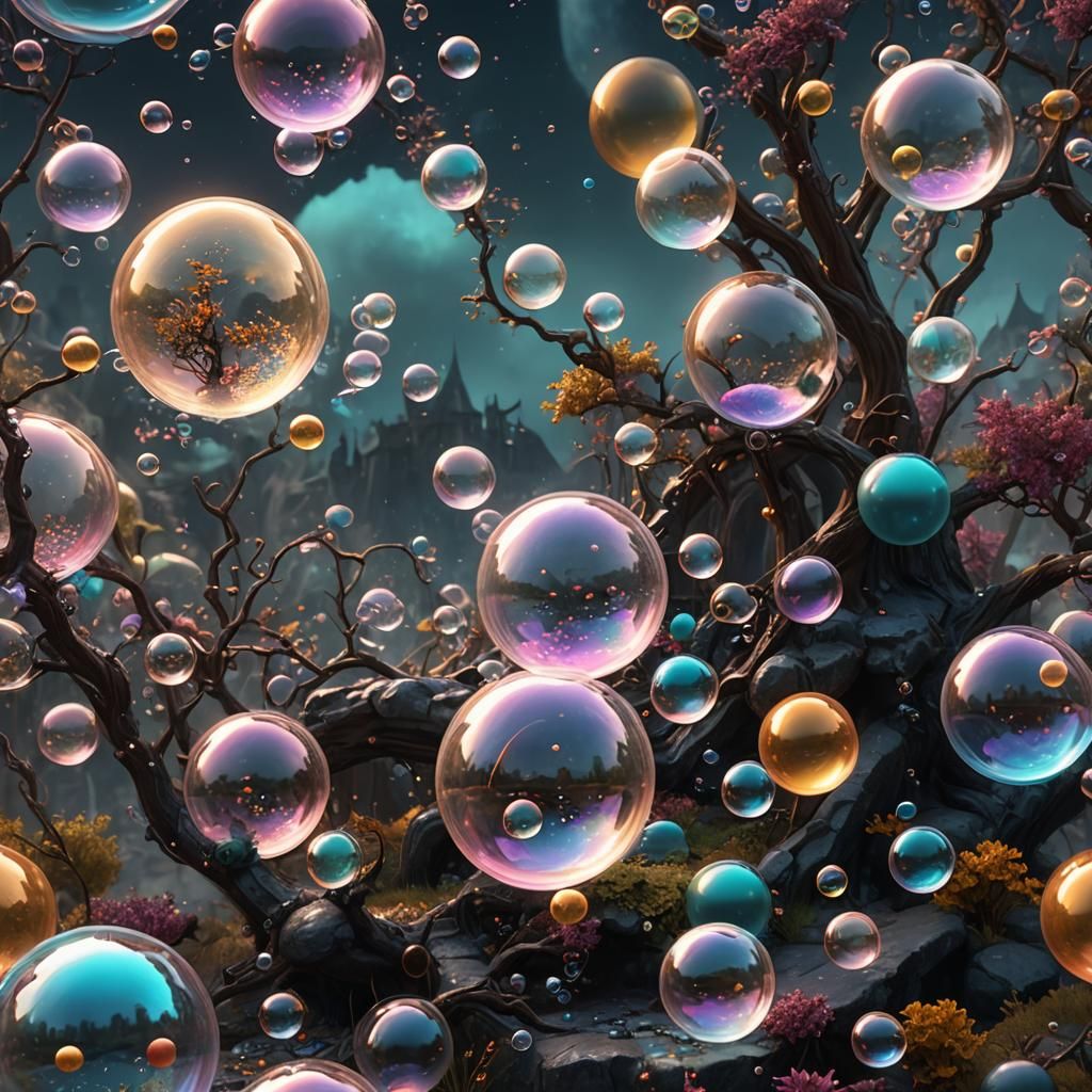 Bubbles - AI Generated Artwork - NightCafe Creator