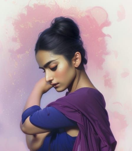 Nisha, dancer - AI Generated Artwork - NightCafe Creator