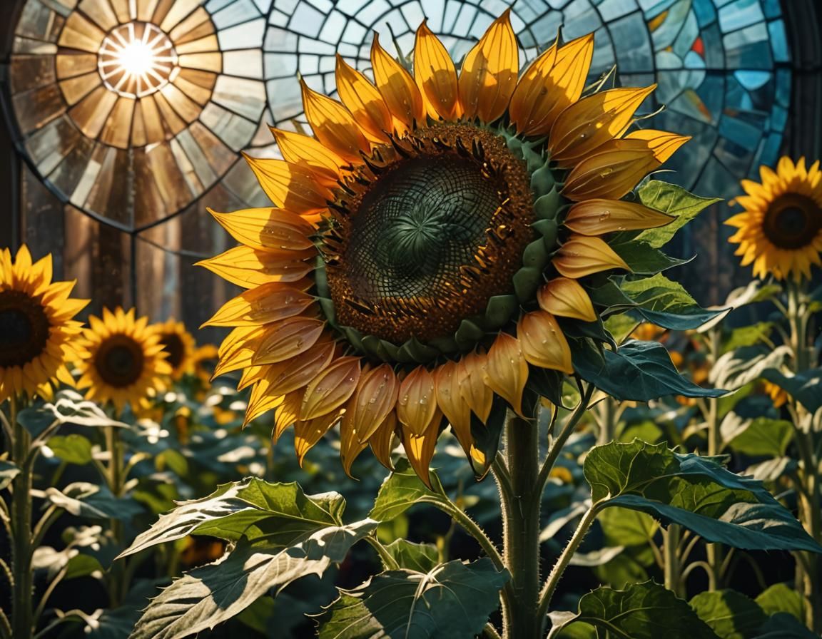 sunflower - AI Generated Artwork - NightCafe Creator