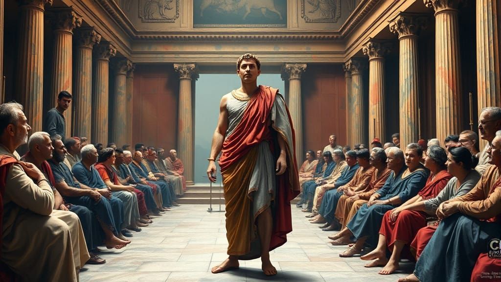 Julius Caesar's Story - Roman Dictator Julius Caesar in the ...