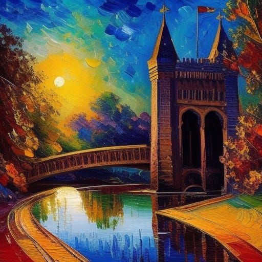 Drawbridge - AI Generated Artwork - NightCafe Creator