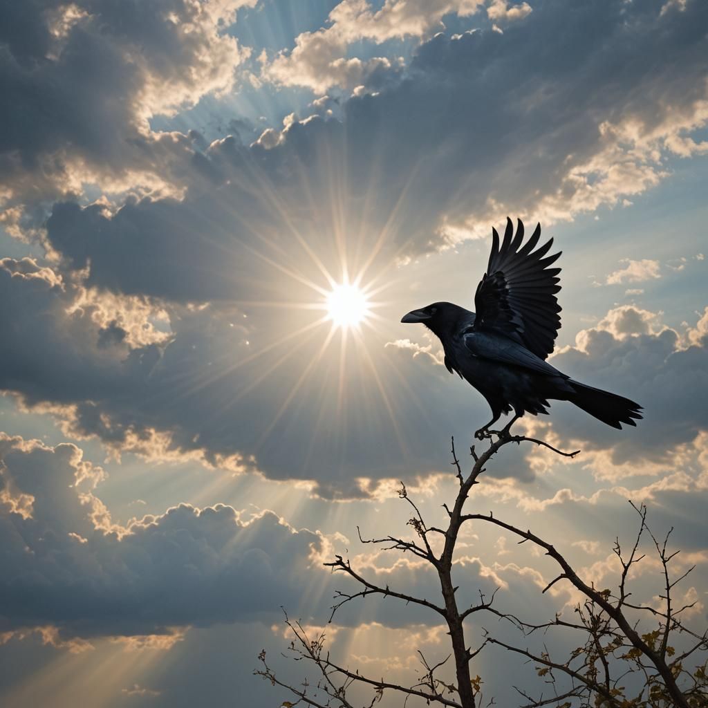 A Crow - AI Generated Artwork - NightCafe Creator