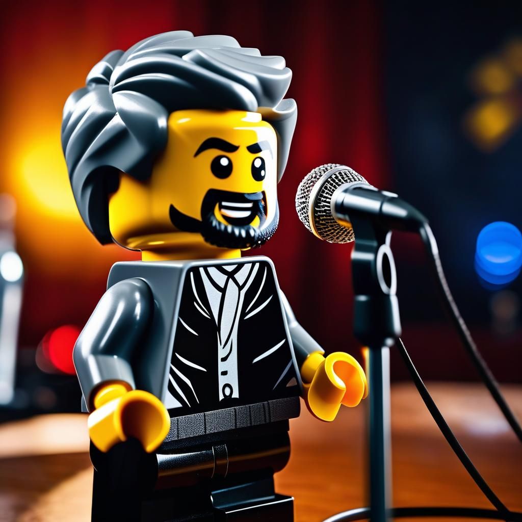 Lego Minifigures: Rock Singer! - AI Generated Artwork - NightCafe Creator
